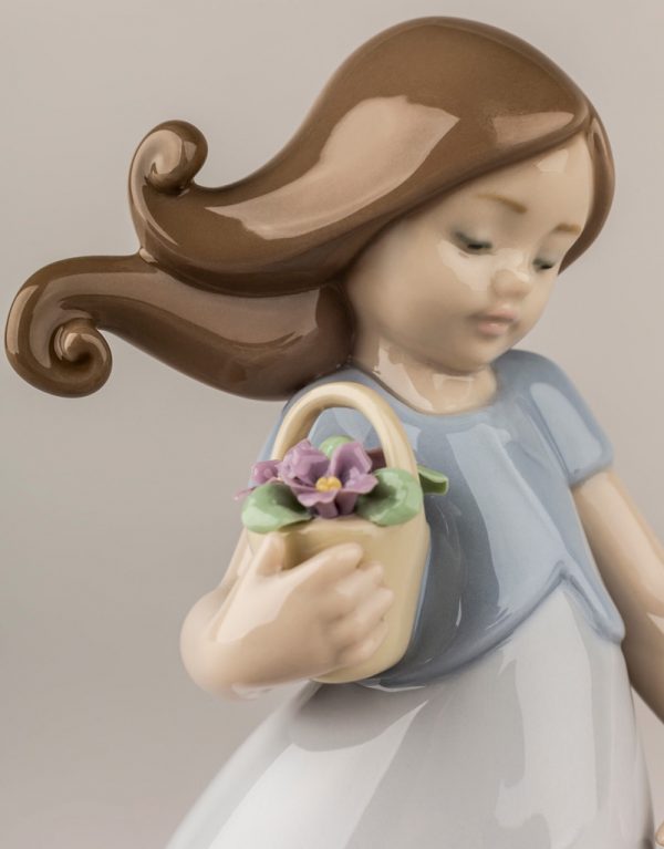 Little Violet Girl Figurine - Crystal Symphony